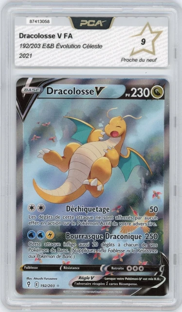 CARTE POKÉMON : Dracolosse V 192/203 - Pca 9 - Evolution Celeste EUR ...