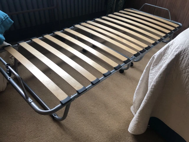 FOLD UP SINGLE Guest Bed used once and perfect condition. Easy set up £ ...