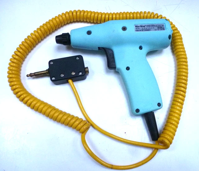 GPO STROWGER WIRE WRAPPING GUN WITH ADAPTER No1 HEAD 3A 4MM WIRE AND 2 ...