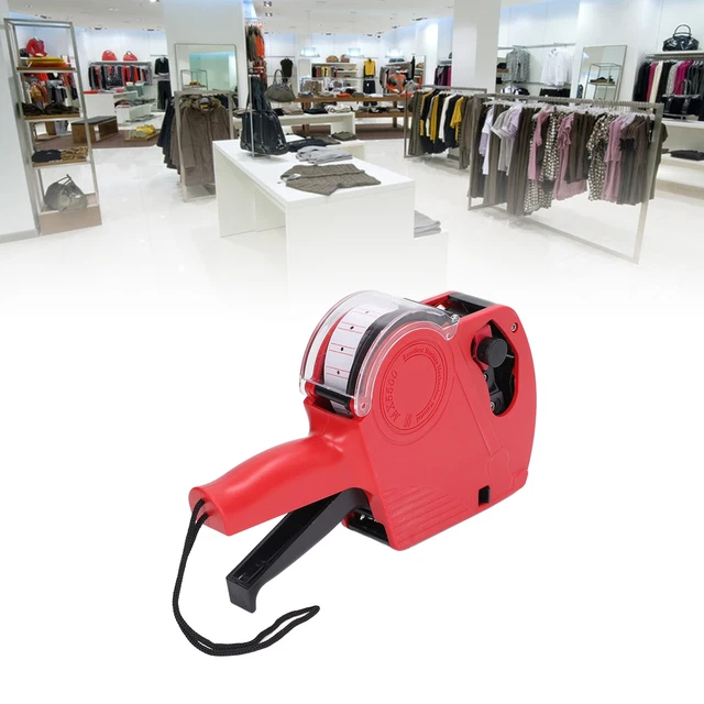 MANUAL LABELING MACHINE 8 Digits Price Tag Gun With Cartridge Portable ...