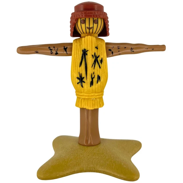 PLAYMOBIL BASE MARRON poupée d'entraînement médiéval épouvantails EUR 5 ...