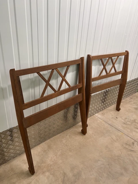 FRENCH SINGLE BUNK Beds In Wood Frame Without Mattress For Kids £66.26 ...