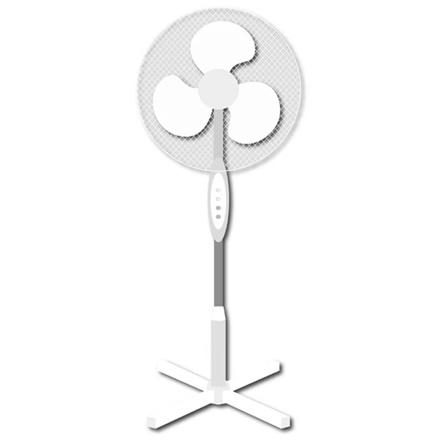 PEDESTAL FLOOR STANDING Fan with Stand Oscillating Rotating Cool 16" £ ...