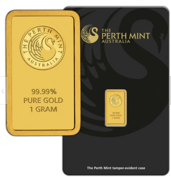 PERTH MINT KANGAROO 1g Gold Bar 99.99%Pure Gold Invest in GODS money ...