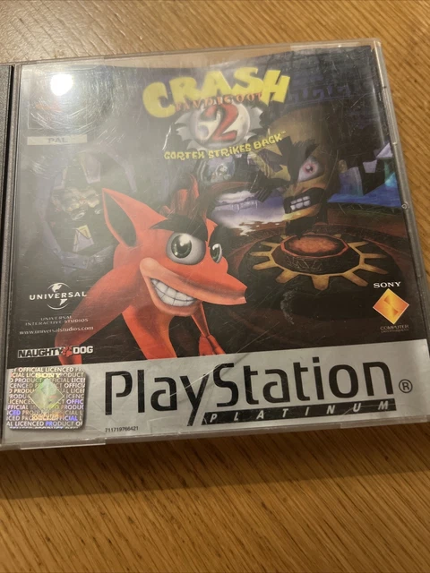 CRASH BANDICOOT 2 Cortex Strikes Back PS1 (COMPLETE) platinum Sony ...