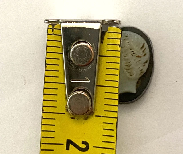 ANCIEN ÉLÉMENT POUR collier broche Camée sur verre ou agate Homme EUR ...