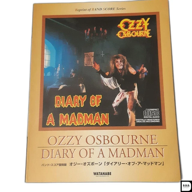 OZZY OSBOURNE DIARY of a Madman Band Score Guitar Japan £51.52 ...