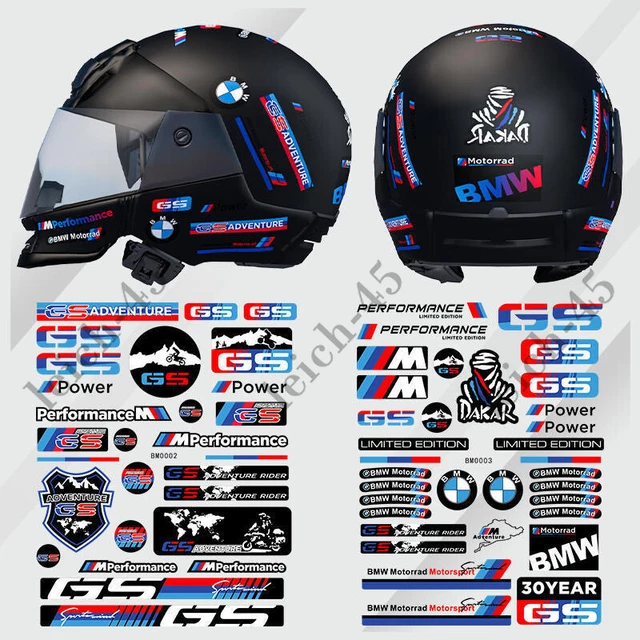 MOTORCYCLE FUEL TANK emblem decal for bike helmet sticker for BMW GS ...