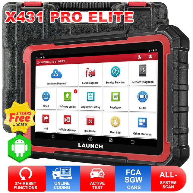 LAUNCH X431 PRO Elite PROS V+ KFZ OBD2 Diagnosegerät ALLE SYSTEM ...