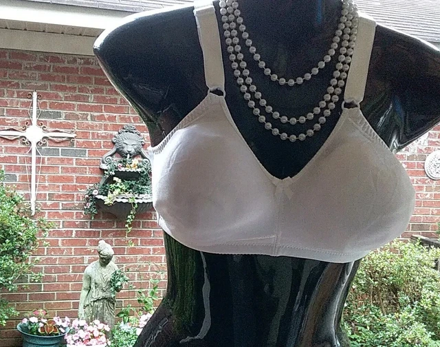 VTG 1990'S WHITE BALI BRA Soft Second Skin Feel No Underwire 34D NEW ...