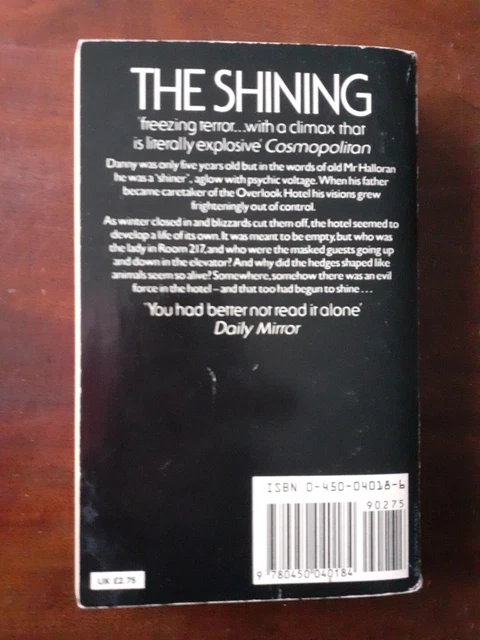 THE SHINING STEPHEN King New English Library Vintage Paperback 1985 EUR ...
