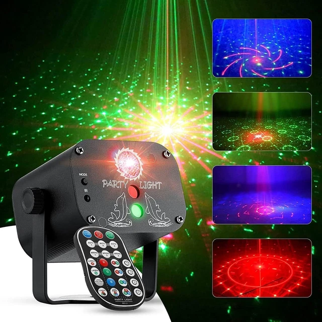 1240 PATTERNS LASER LED RGB Projector Stage Light DJ Disco Party KTV ...