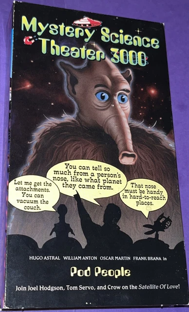 MYSTERY SCIENCE THEATER 3000 Pod People VHS Science Fiction Suspense ...