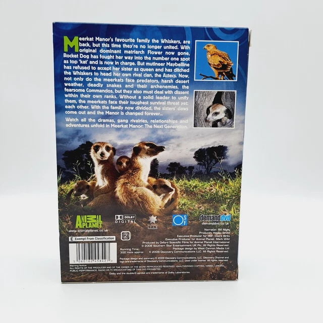 MEERKAT MANOR THE Next Generation DVD Box Set Series Season 4 Region 2 ...