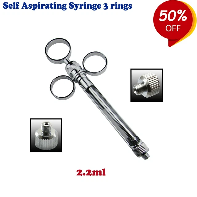 DENTAL TOOTH SYRINGES Anesthesia Injection Self Aspirating Syrings 2 ...