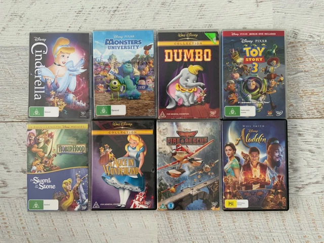 8X DISNEY KIDS Movie Bundle Bulk DVD Region 4 Children Disney Movies ...