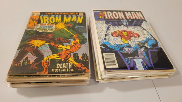 LOT (X38) INVINCIBLE Iron Man comic book -- Marvel Comics $269.09 ...