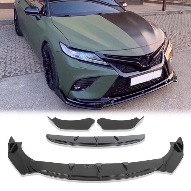 FRONT BUMPER LIP Spoiler Splitter Body Kit ABS For Toyota Camry SE XSE ...