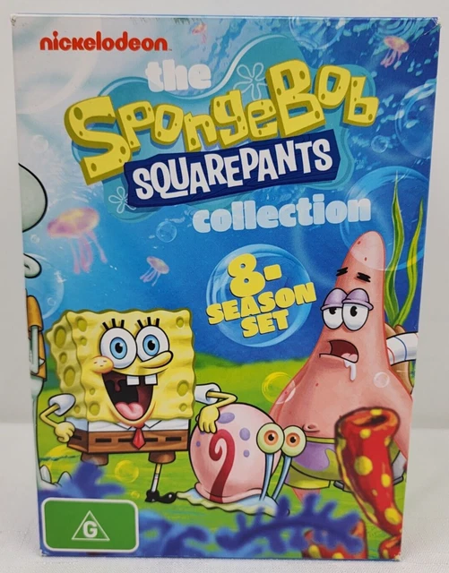 SPONGEBOB SQUAREPANTS DVD Boxset Seasons 1-8 Complete Collection Region ...