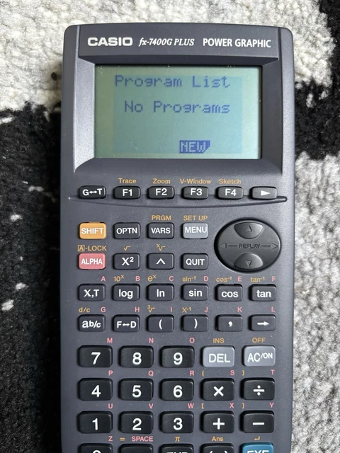 CASIO FX-7400G PLUS Power Graphic Calculator with Manual Tested Working ...
