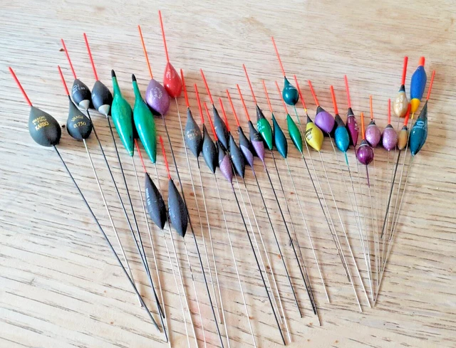 FISHING TACKLE - 32 Classic Canal/lakes pole floats - Image/Preston ...