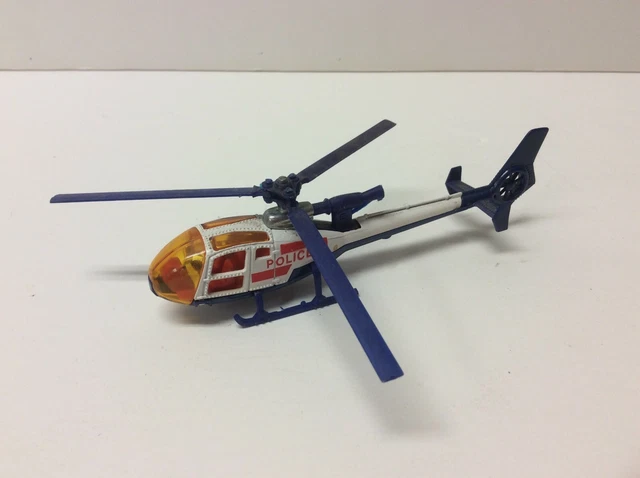 MAJORETTE - POLICE HELICOPTER - Gazelle No. 371 with Spinning Rotor ...
