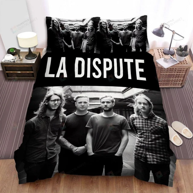 LA DISPUTE BAND Black And White Pose Quilt Duvet Cover Set Kids Super ...