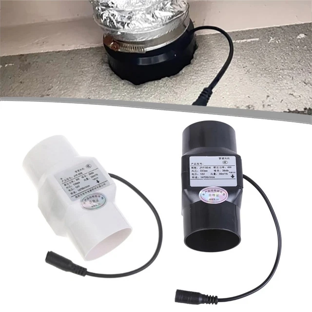 BATHROOM EXHAUST FAN 12V Duct Blower Efficient Airflow Low Noise ...