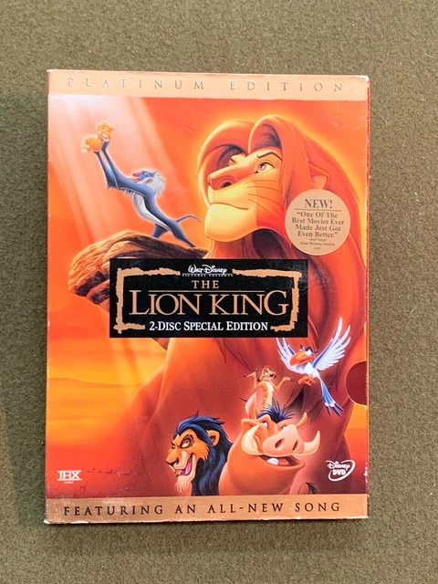 Walt Disney Dvd Lot The Lion King Platinum Edition And The Lion King 1 12 £2123 Picclick Uk