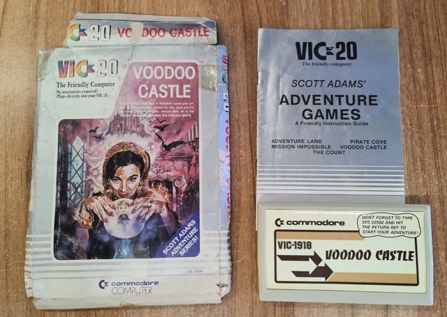 VOODOO CASTLE VC-20 Commodore Cartridge VIC-1918 EUR 5,70 - PicClick DE