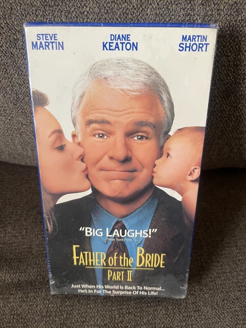 FATHER OF THE Bride Part II (VHS, 1996), Steve Martin, Diane Keaton £7. ...