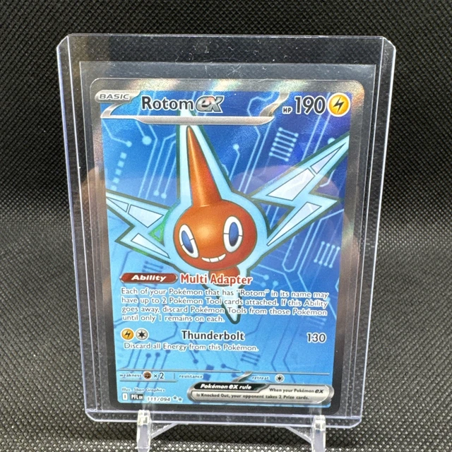 2025 PHANTASMAL FLAMES Rotom EX Ultra Rare #111 Full Art QTY £3.56 ...