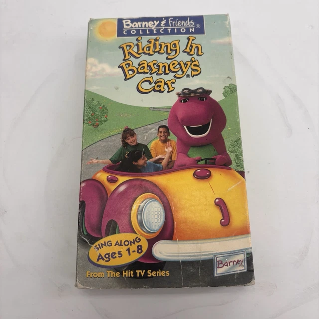 BARNEY & FRIENDS Riding in Barney’s Car VHS 1995 Video Tape VTG Kids ...