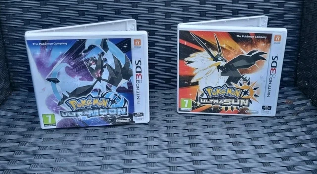 POKEMON ULTRA SUN & ULTRA Moon - Nintendo 3DS Empty Cases Bundle - No ...