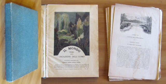 FLAMMARION IL MONDO PRIMA DELLA CREAZIONE DELL'UOMO -Sonzogno ...