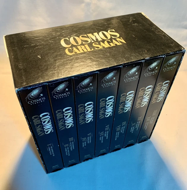 COSMOS CARL SAGAN VHS Video Tape Box Set The Complete Collection 7 ...