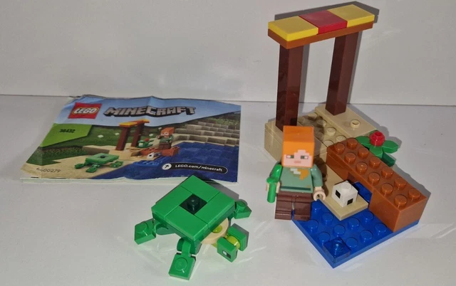 LEGO MINECRAFT SET 30432 La spiaggia delle tartarughe completo di ...
