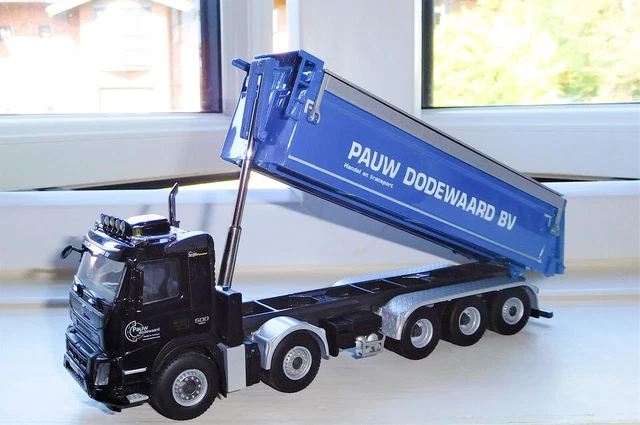 WSI PAUW DODEWAARD 1:50 Volvo Fh, 5 Axle Rigid Tipper £135.92 - PicClick UK