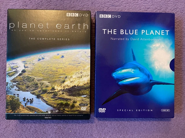 BBC DAVID ATTENBOROUGH Planet Earth & The Blue Planet DVD Set £7.99 - PicClick UK