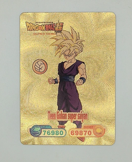 GOHAN DRAGON BALL Z Card Dbz Dbgt Card Carddass Prism Holo Foil 3D ...