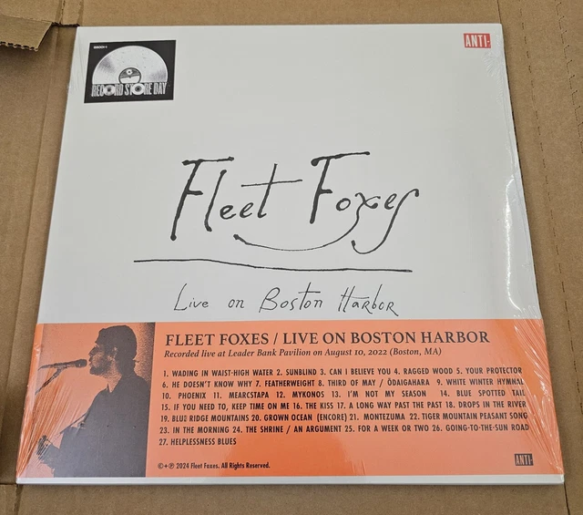 FLEET FOXES LIVE On Boston Harbor vinyle 3LP RSD 2024 Record Store Day ...
