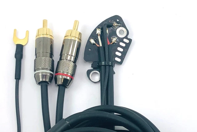 TECHNICS SL 1200 MK2 Cable Rca Phono 1,3 MT Fused With PCB Black And ...