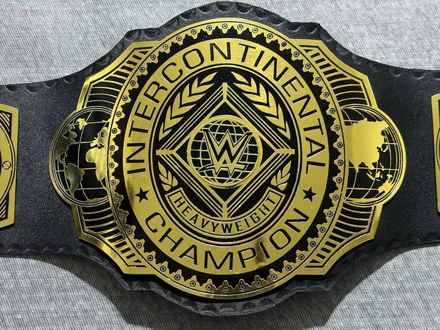 WWE INTERCONTINENTAL CHAMPIONSHIP Mattel Wrestling Title Belt Kids ...