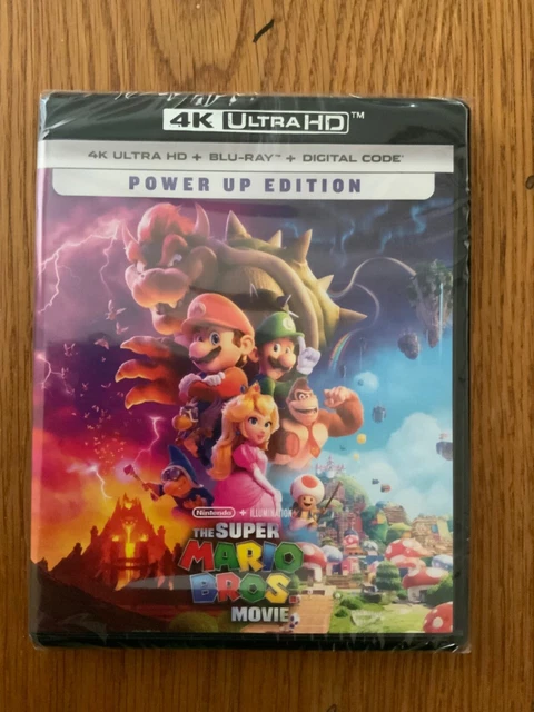 THE SUPER MARIO Bros movie power up Edition 4k ULTRA HD & Blu Ray ...