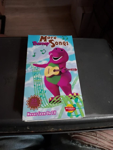 BARNEY - MORE Barney Songs VHS 1999 White Tape £7.16 - PicClick UK