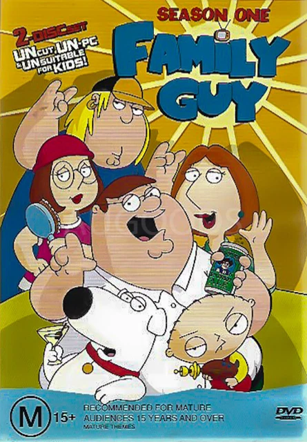 FAMILY GUY SEASON 1 -Rare DVD Aus Stock Animated -Excellent $14.95 ...