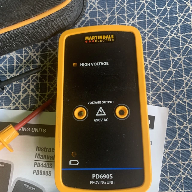 MARTINDALE PROVING UNIT PD690S with Voltage Indicator VI-15000 Used £ ... MARTINDALE PROVING UNIT PD690S with Voltage Indicator VI-15000 Used £ ...
