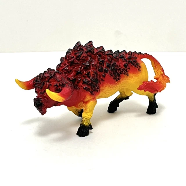 SCHLEICH ELDRADOR CREATURES Fire Bull Toy Figure, Multi-colour (42493 ...