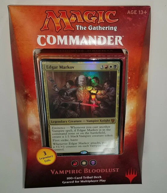 DECK MAGIC THE Gathering Commander 2017 VAMPIRIC BLOODLUST scellé Edgar ...