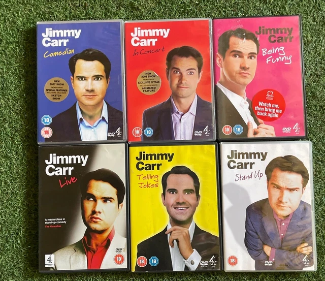 JIMMY CARR DVD Bundle Stand Up Comedy 6 Different shows cert 18 $17.28 ...